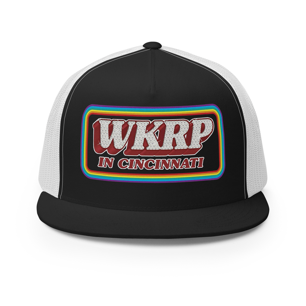 Colored WKRP in Cincinnati Logo Trucker Hat | Old School Shirts ...