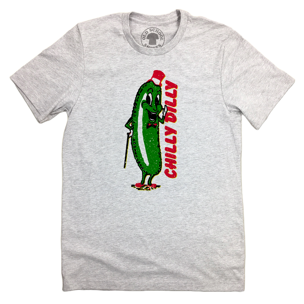 Chilly Dilly Pickle | Old School Shirts | Vintage Mascot Tees ...