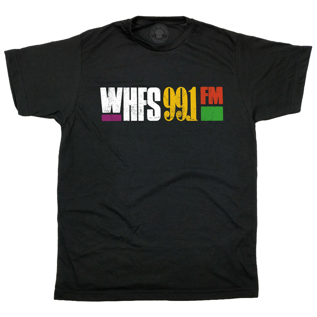 WHFS 99.1 FM Tee | Vintage Baltimore Radio Apparel | Old School Shirts ...