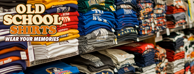 Old School Shirts | Vintage Tees | Nostalgic Apparel | Hometown Pride ...